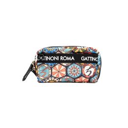 Gattinoni Kosmetiktasche Damen Gr&ouml;&szlig;e One Size blau / dunkelgr&uuml;n / hellorange / schwarz