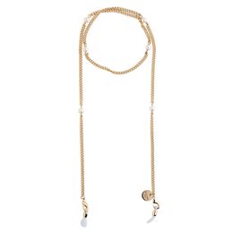 Cheeky Chain Munich Brillenkette 'Diana' Damen Gr&ouml;&szlig;e One Size gold / perlwei&szlig;