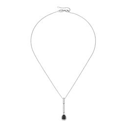 Giorgio Martello Milano Kette Damen Gr&ouml;&szlig;e 45 schwarz / silber