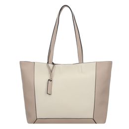 Tom Tailor Shopper 'Nara' Damen Gr&ouml;&szlig;e One Size beige / dunkelbeige