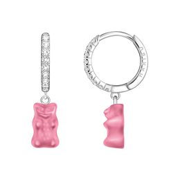 Thomas Sabo Einzel-Ohrring Damen Gr&ouml;&szlig;e One Size rosa / silber