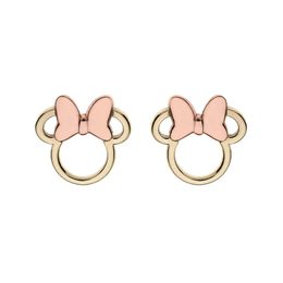 Disney Jewelry Ohrringe M&auml;dchen Gr&ouml;&szlig;e One Size gold / altrosa