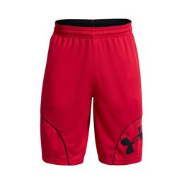 Under Armour Sportshorts 'Baseline' Herren Gr&ouml;&szlig;e S knallrot / schwarz