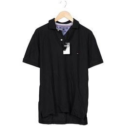Tommy Hilfiger Poloshirt Herren Gr&ouml;&szlig;e L schwarz