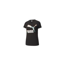 Puma Shirt 'Classics Logo Tee' Damen Gr&ouml;&szlig;e XS schwarz