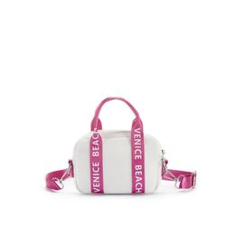 Venice Beach Handtasche Damen Gr&ouml;&szlig;e One Size dunkelpink / wei&szlig;