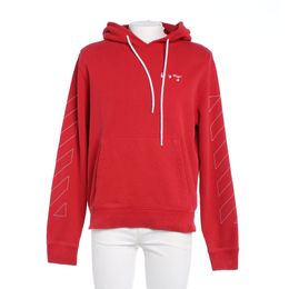 Off-White Sweatshirt / Sweatjacke Herren Gr&ouml;&szlig;e M hellrot