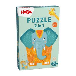 Haba Puzzle ' 2 in 1 Elefantastisch! ' Jungen Gr&ouml;&szlig;e One Size bunt