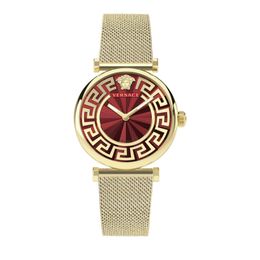 Versace Analoguhr 'Lady' Damen Gr&ouml;&szlig;e One Size gold / rot / dunkelrot