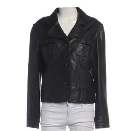 Tommy Hilfiger Lederjacke / Ledermantel Damen Gr&ouml;&szlig;e M schwarz