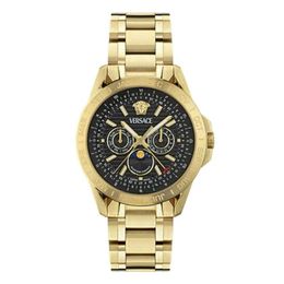 Versace Analoguhr 'GALAXY MOONPHASE' Herren Gr&ouml;&szlig;e One Size gold / schwarz