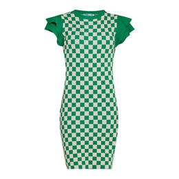 Tooche Kleid 'Chess' Damen Gr&ouml;&szlig;e 34 gr&uuml;n / wei&szlig;