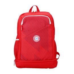 FC Bayern M&uuml;nchen Fc Bayern M&uuml;nchen Rucksack Jungen Gr&ouml;&szlig;e One Size rot / wei&szlig;
