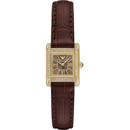 Emporio Armani Uhr Damen Gr&ouml;&szlig;e One Size braun / gold