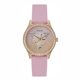 Guess Uhr Damen Gr&ouml;&szlig;e One Size gold / rosa / schwarz