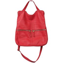 Fossil Handtasche gross Leder Damen Gr&ouml;&szlig;e One Size rot