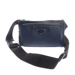 Prada Ledertasche Herren Gr&ouml;&szlig;e One Size navy
