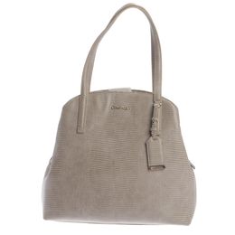 Calvin Klein Schultertasche / Umh&auml;ngetasche Damen Gr&ouml;&szlig;e One Size beige