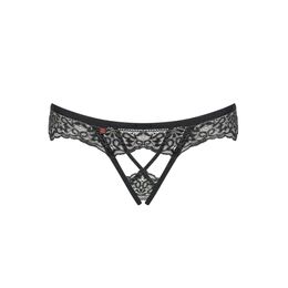 Obsessive Panty 'Meshlove crotchless panties' Damen Gr&ouml;&szlig;e L/XL schwarz Winterschuhe