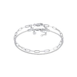Elli Premium Armband Damen Gr&ouml;&szlig;e 16 silber