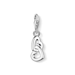 Thomas Sabo Charm-Anh&auml;nger 'Herz' Damen Gr&ouml;&szlig;e One Size silber