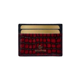 Gt Collection Etui 'CROC ELITE' Herren Gr&ouml;&szlig;e 11 cm x 8 cm x 2cm rot