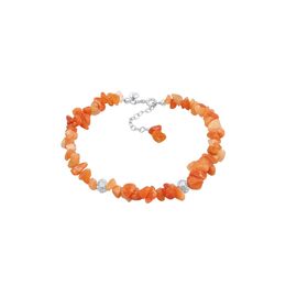 Elli Premium Fu&szlig;schmuck Damen Gr&ouml;&szlig;e 22 orange / silber