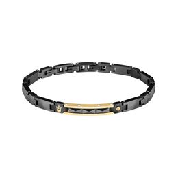 Maserati Armband Herren Gr&ouml;&szlig;e One Size gold / schwarz
