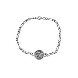 Haze&Glory Haze&glory Armband 'Tiger' Herren Gr&ouml;&szlig;e 18 silbergrau / silber