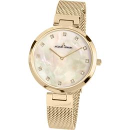 Jacques Lemans Uhr 'Milano' Damen Gr&ouml;&szlig;e One Size gold / pastellpink