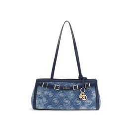 Guess Schultertasche 'Dovie' Damen Gr&ouml;&szlig;e One Size navy / gold / wei&szlig;