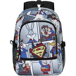 Warner Brothers Warner Bros. Rucksack 'Looney Tunes Super Tunes-Fan Fight 2.0 ' Jungen Gr&ouml;&szlig;e One Size grau / apfel / dunkelrot / wei&szlig;