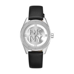 DKNY Uhr 'Chambers' Damen Gr&ouml;&szlig;e One Size schwarz / silber