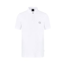 Armani Exchange Poloshirt Herren Gr&ouml;&szlig;e M wei&szlig;