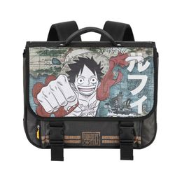 One Piece Rucksack 'Map-Cartable 2.0' Jungen Gr&ouml;&szlig;e One Size kitt / rauchblau / braunmeliert / schwarz