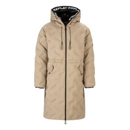 Replay Mantel Damen Gr&ouml;&szlig;e XL hellbeige Wintermantel