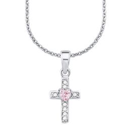 Amor Kette Damen Gr&ouml;&szlig;e One Size rosa / silber