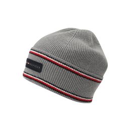Tommy Hilfiger M&uuml;tze Herren Gr&ouml;&szlig;e 55/60 grau / rot / schwarz / wei&szlig;