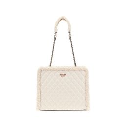 Guess Schultertasche 'Cristi' Damen Gr&ouml;&szlig;e One Size creme