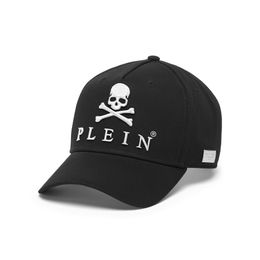 Philipp Plein Cap 'Skull&Bones' Herren Gr&ouml;&szlig;e 55/60 schwarz / wei&szlig;