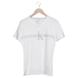 Calvin Klein Jeans T-Shirt Damen Gr&ouml;&szlig;e XL wei&szlig;