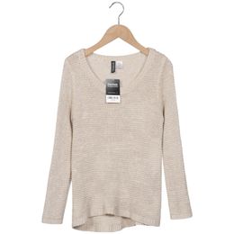 H&M H&M Pullover Damen Gr&ouml;&szlig;e XS beige