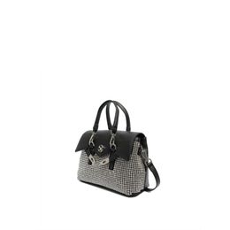 Secret Pon Pon Handtasche 'Celestine' Damen Gr&ouml;&szlig;e One Size schwarz / silber