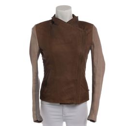 Drykorn Lederjacke / Ledermantel Damen Gr&ouml;&szlig;e S bunt
