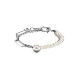 Liebeskind Berlin Armband Damen Gr&ouml;&szlig;e One Size silber / perlwei&szlig;