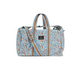 Codello Handtasche Damen Gr&ouml;&szlig;e One Size blau / orange / wei&szlig;