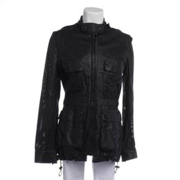 Bottega Veneta Lederjacke / Ledermantel Damen Gr&ouml;&szlig;e L schwarz