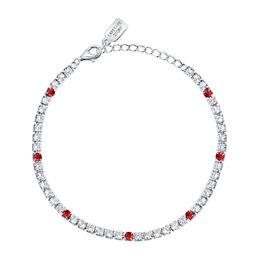 La Petite Story Armband Damen Gr&ouml;&szlig;e One Size rot / silber