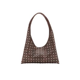 MANGO TEEN Tasche 'Scarlet' Damen Gr&ouml;&szlig;e one size schoko