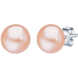 Valero Pearls Ohrringe Damen Gr&ouml;&szlig;e One Size apricot / silber
